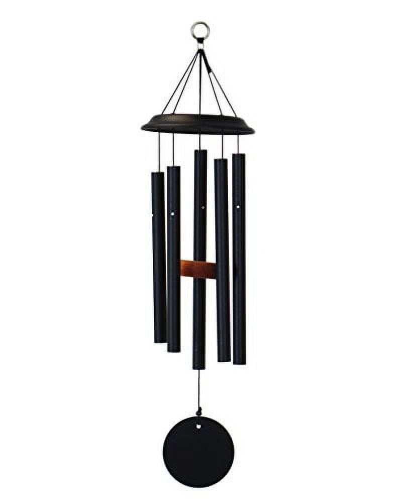 by Wind River – 26 inch Black Wind Chime for Patio, Backyard, Garden ...