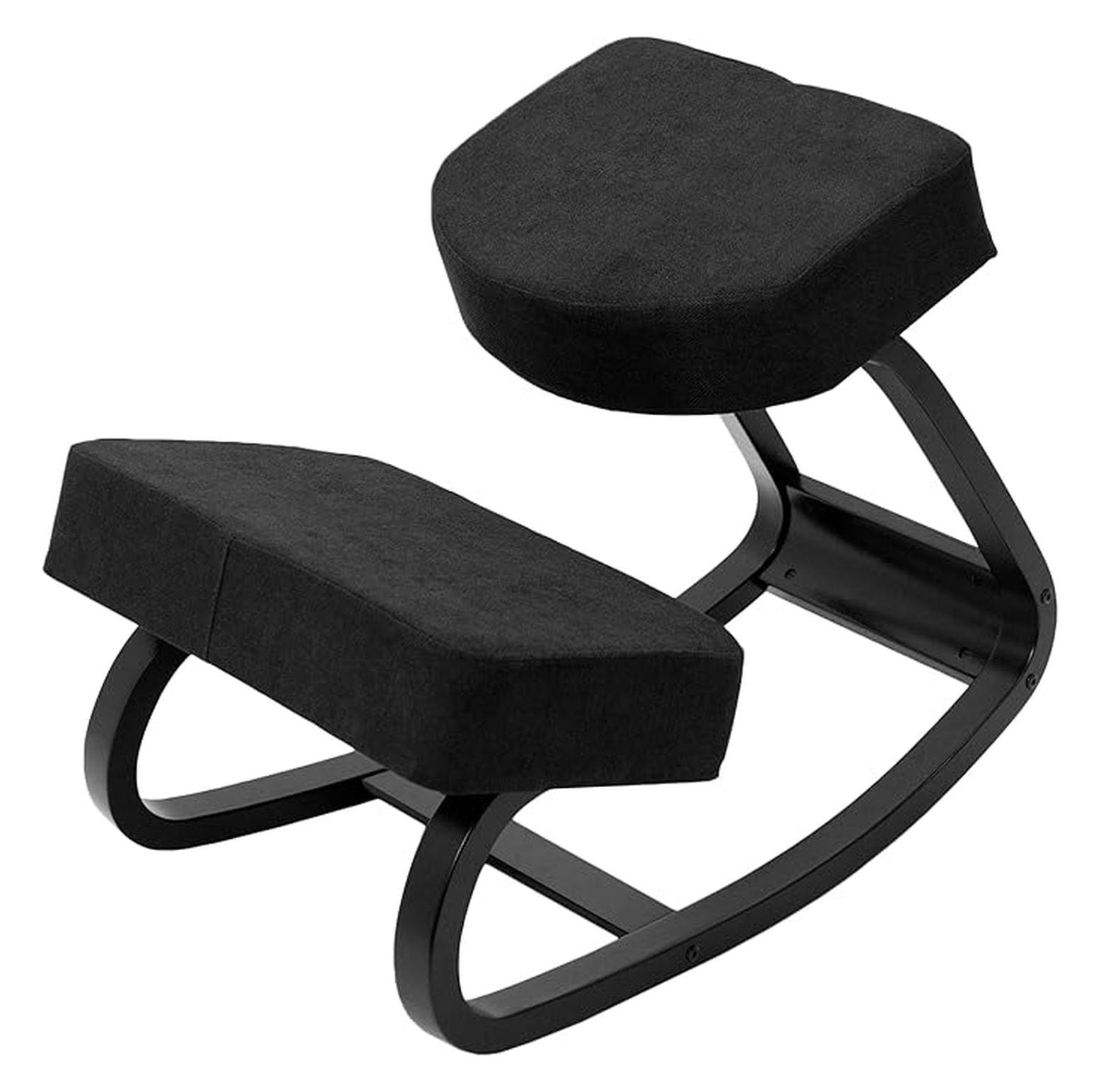 by Wooden Rocking Kneeling Chair, Ergonomic Rocker Stool for Home and ...