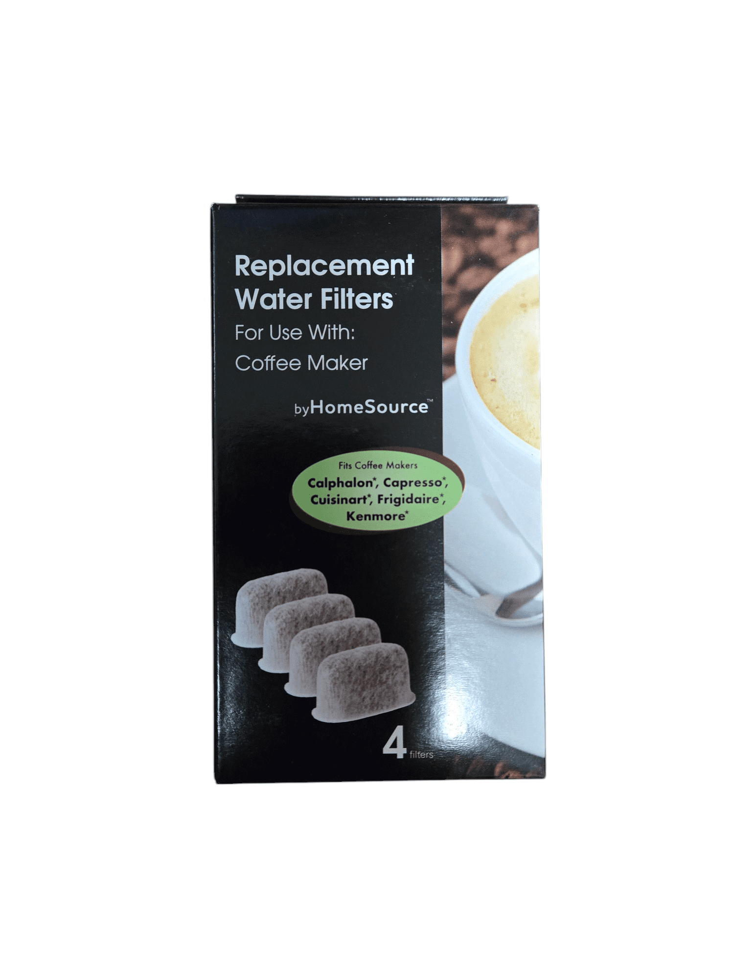 byHomeSource Coffee Water Filter with 4 Filters, Calphalon/Capresso ...