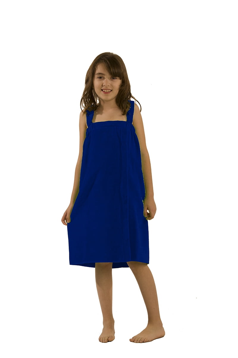 byLora, Terry Cotton Girls polka Cover up Towel, Navy, SMALL - Walmart.com