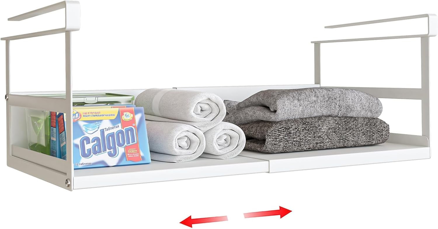 byfn Expandable Under Cabinet Shelf Organizer with 0.94-Inch Thick ...