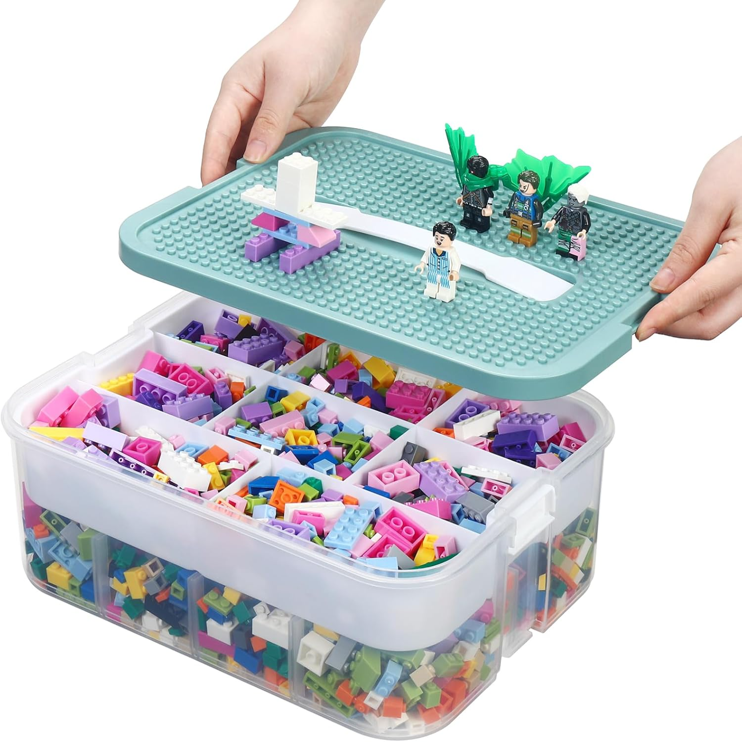 byfn Toy Storage Organizer for Stackable Organizer Bins with ...