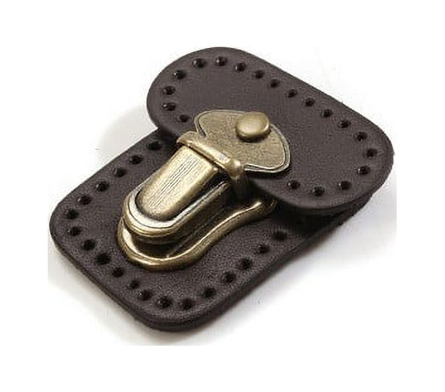 byhands Bag Closure Catch Tuck Lock Clasp, Genuine Leather, 1.96 ...