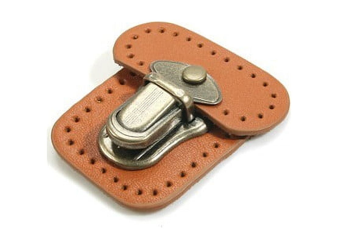 byhands Bag Closure Catch Tuck Lock Clasp, Genuine Leather, 1.96 ...