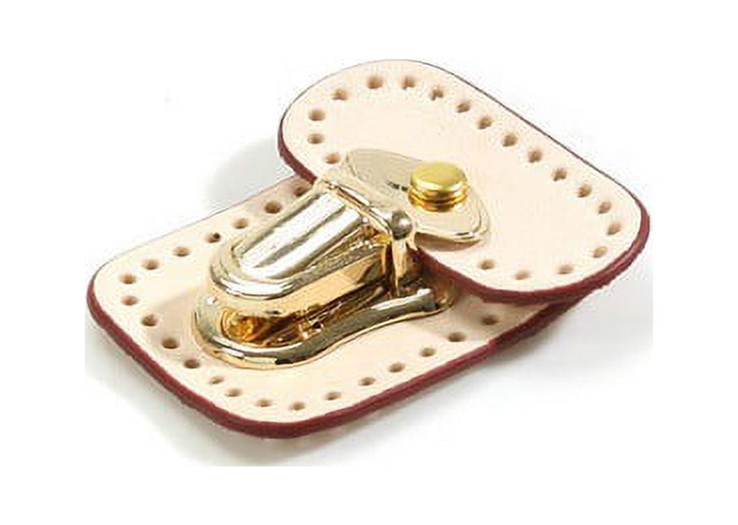 byhands Bag Closure Catch Tuck Lock Clasp, Genuine Leather, 1.96 ...