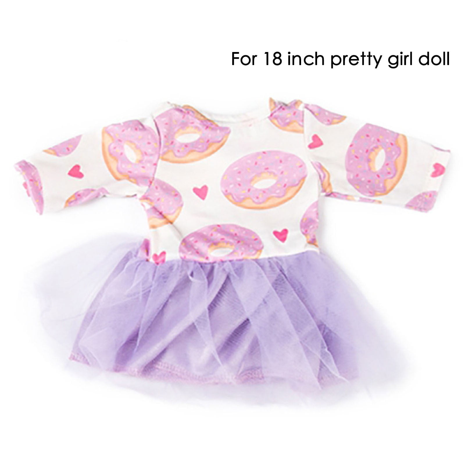 bzkewj 18-Inch Doll Clothes Set - Skirt and Accessories for Birthday ...