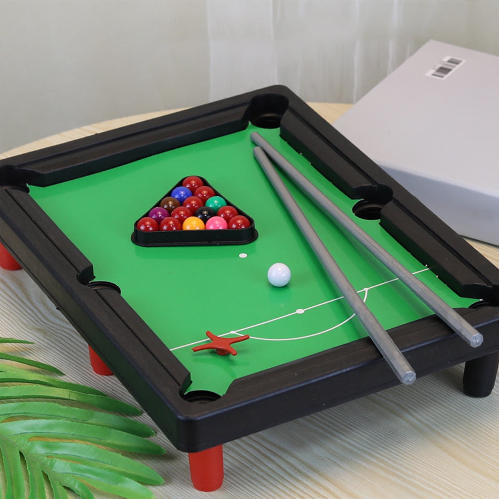 bzkewj Mini Pool Table Game Set - Tabletop Billiards for Kids & Adults ...
