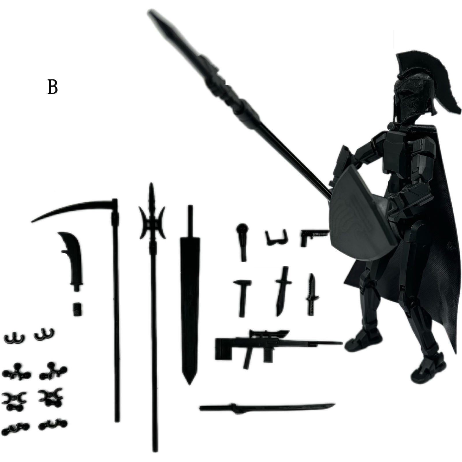 bzkewj T13 Action Figure 3D Printed Multi-Jointed Movable T13 Lucky 13 ...