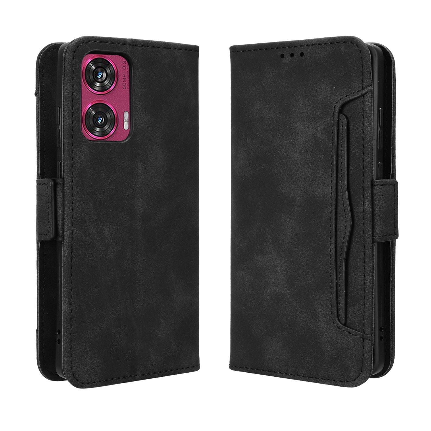 c Case for Moto G85 /G84 5G Leather Wallet Cover Magnetic Closure ...