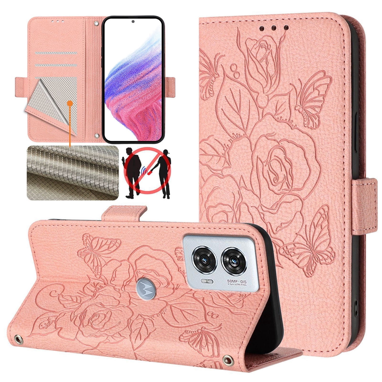 c For Motorola Moto G Power 2025/G Play 2025 PU Leather Phone Case with ...