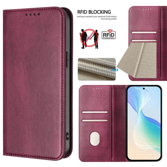 c For Samsung S24 FE Wallet Case with RFID Blocking Credit Card Holder ...