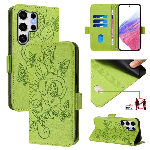 c For Samsung S24Ultra S24Plus S23Ultra S23Plus Leather Phone Case with ...