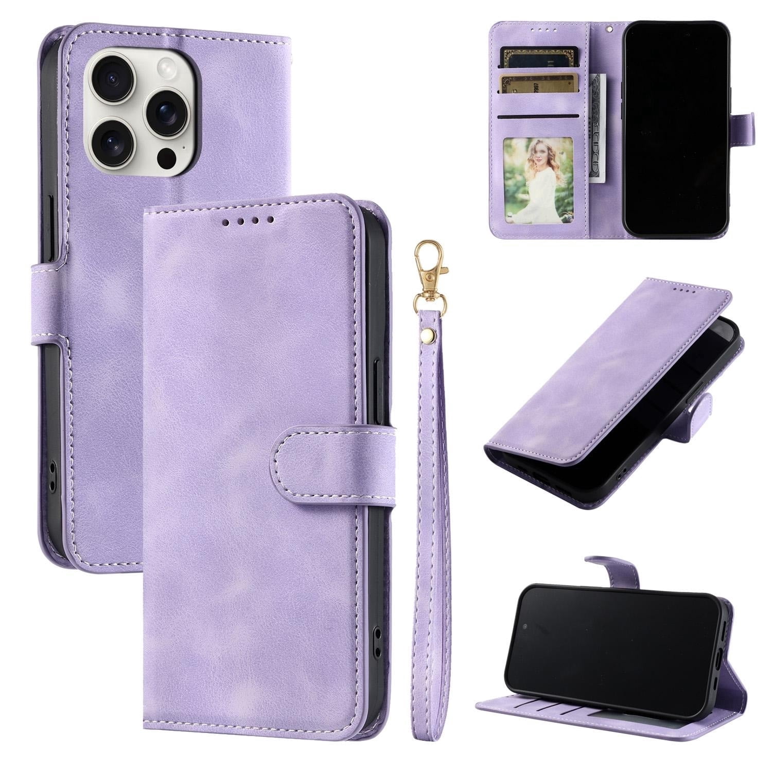c For iPhone 16 Pro Max 16Pro 16Plus 16 Magnetic Closure PU Leather ...