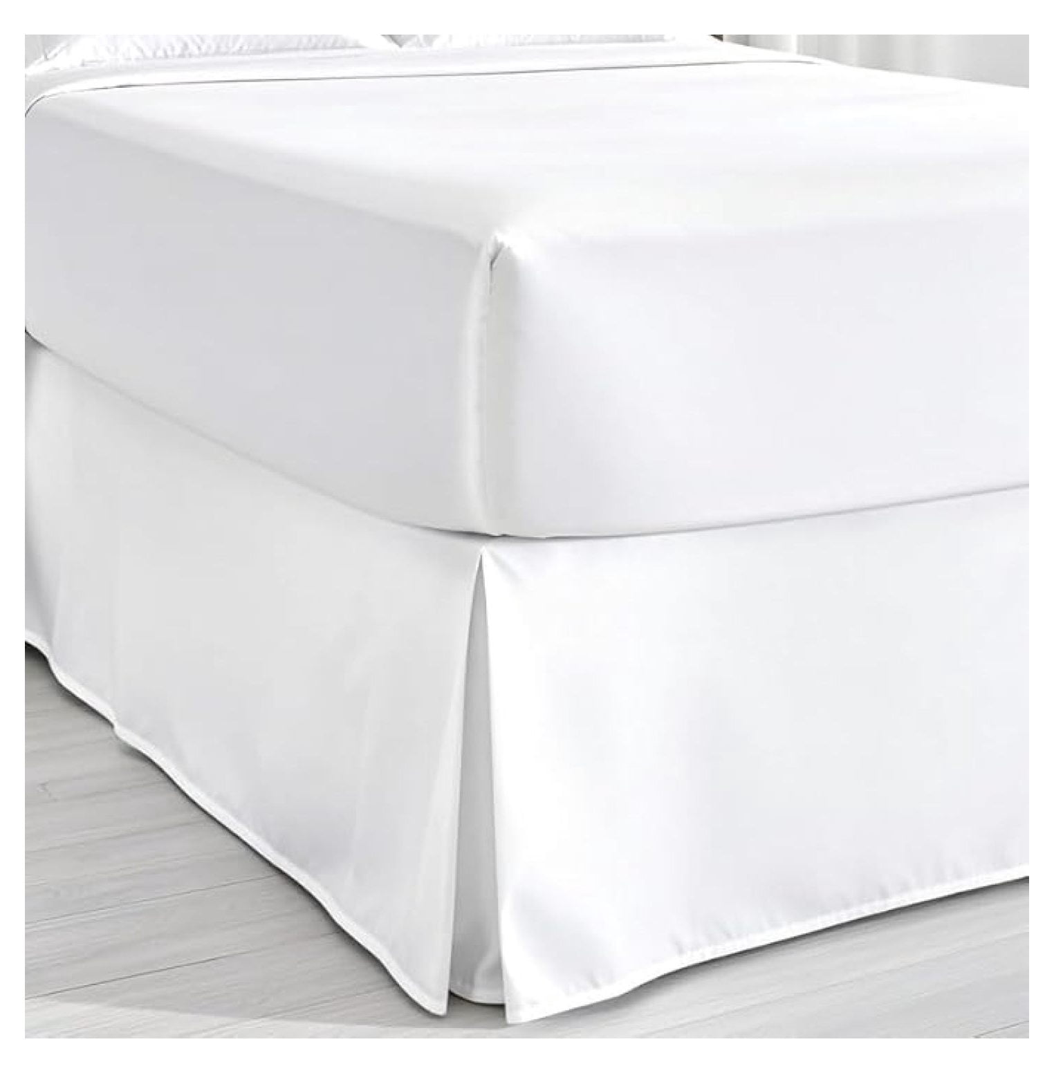 c Split Corner Bed Skirt 13 Inch Drop Queen Size Egyptian Cotton ...