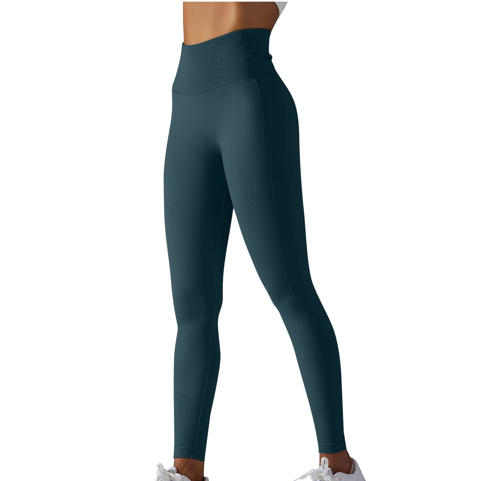 cFmduc Women's Yoga Leggings High Waist Scrunch Butt Lifting Yoga Pants ...