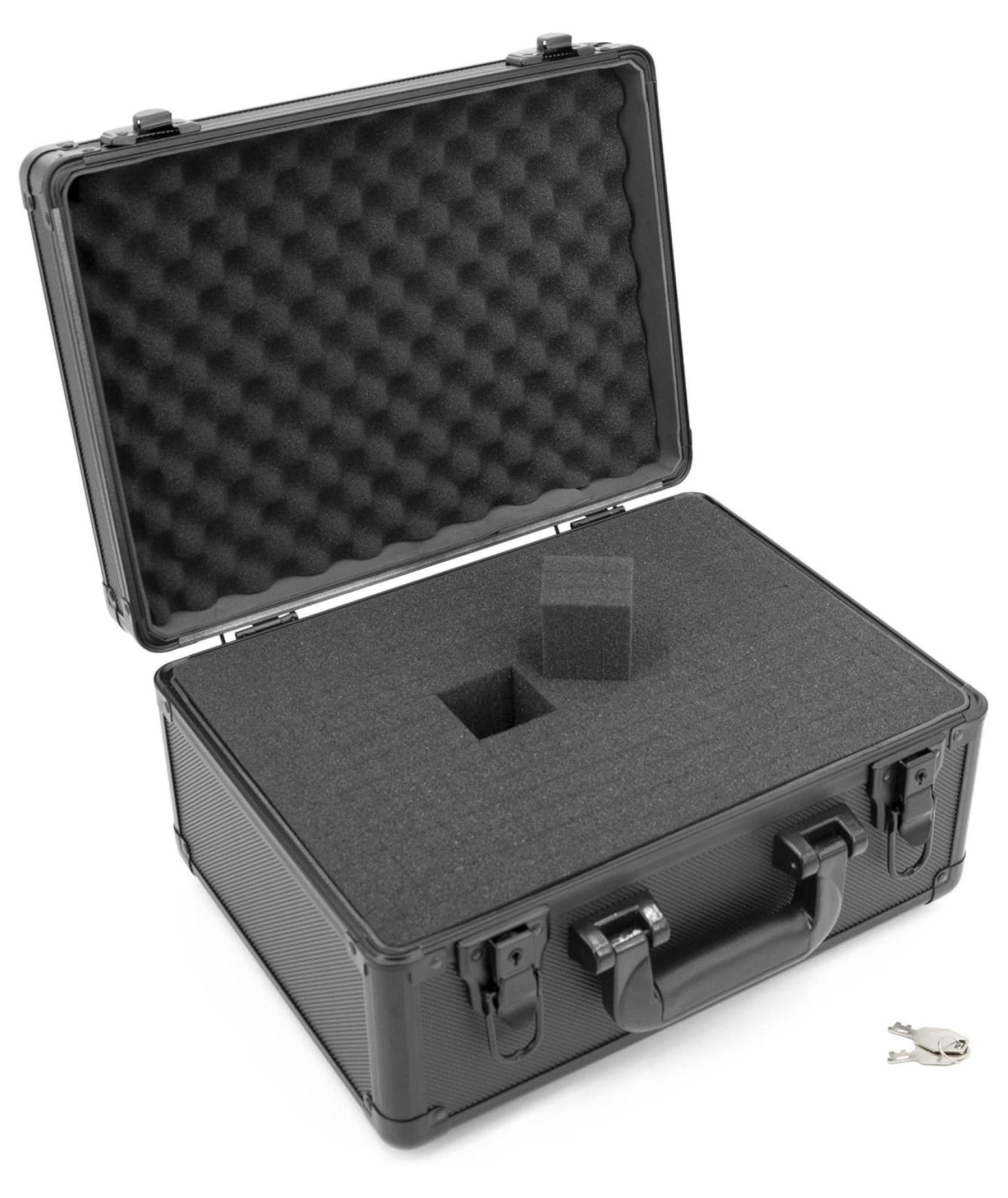 cMinc 14" Locking Storage Box with Two Layers of Customizable Foam ...
