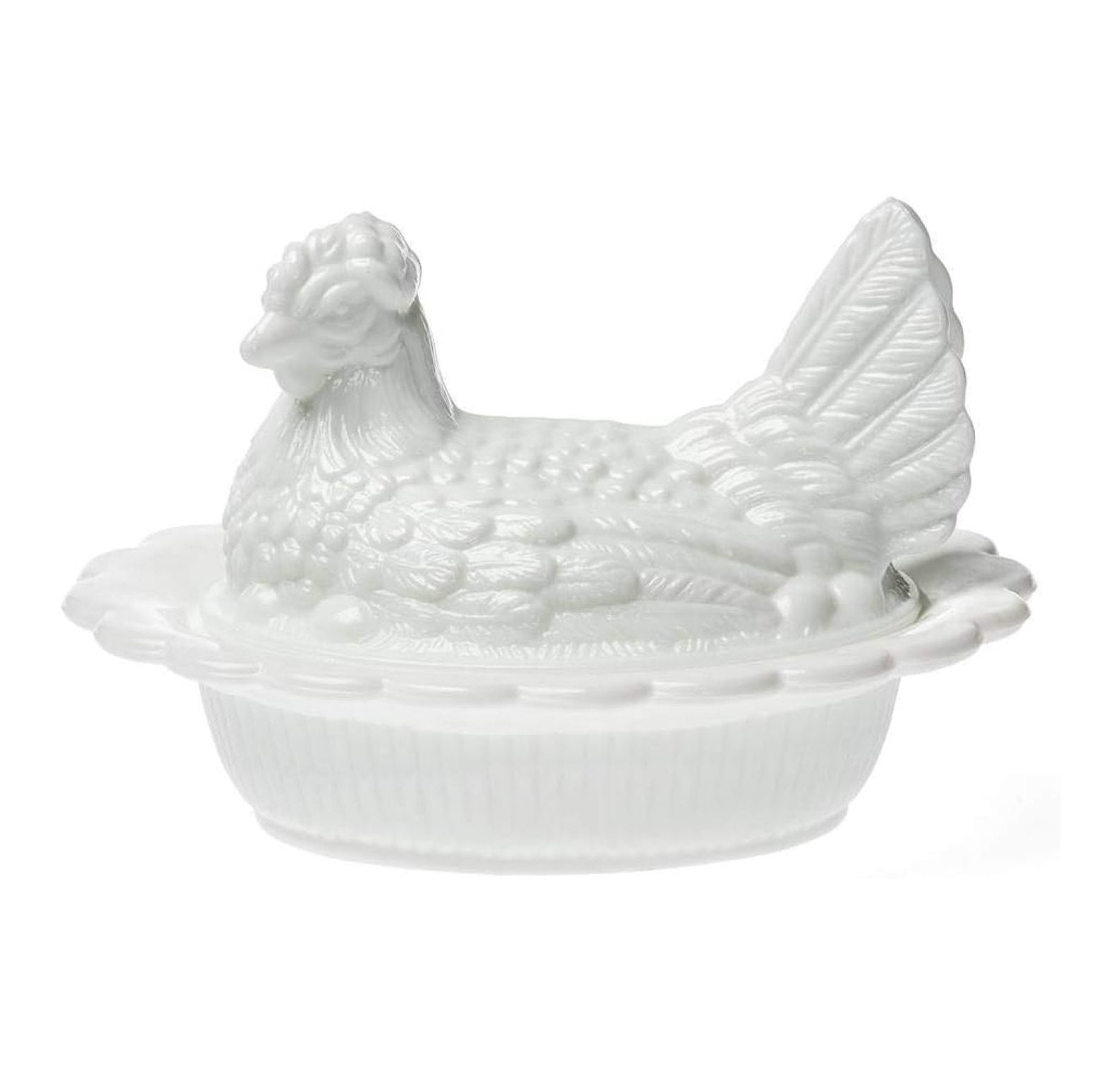 cMinc Hen Candy Dish, Vintage Covered Candy Bowl with Lid, 6 Inch ...