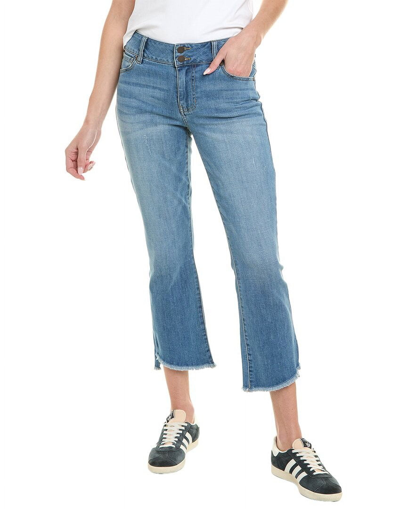 cabi womens High-Low Crop Leg Jean, 0 - Walmart.com