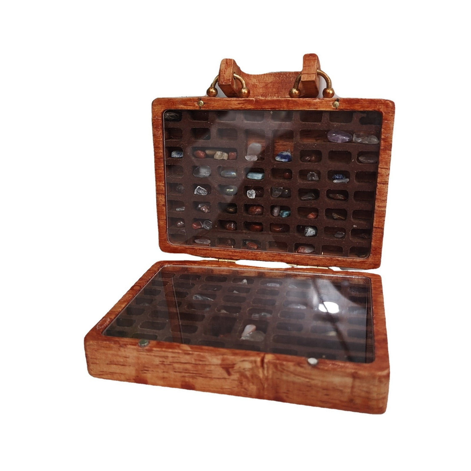 above cabinet decor Desktop Ornament Collect Stone Storage Boxes ...