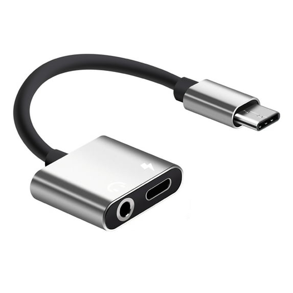 cable,Port 3.5mm Adapter With Type Compatible 2 Adapter 2 Type-c Audio ...
