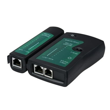 CableVantage Cable Tester + Crimp Crimper + CAT5 Cable 100' RJ45 CAT5 ...