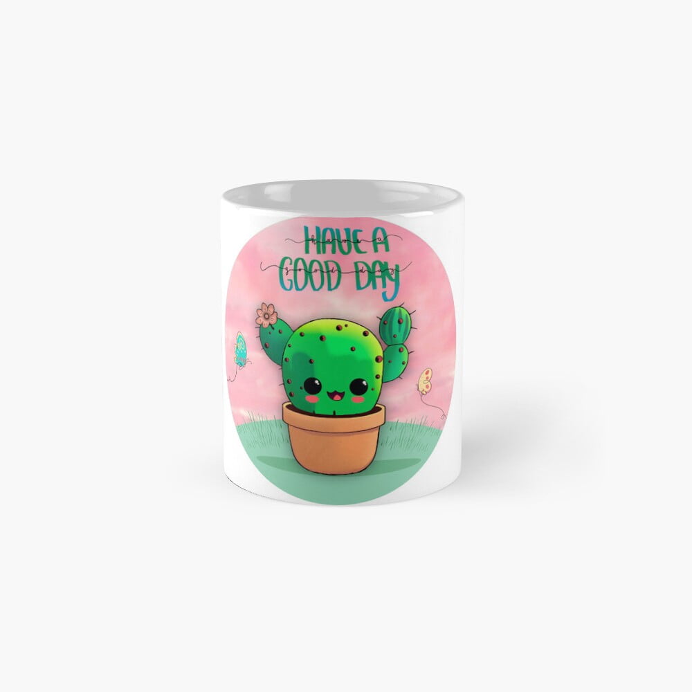 cactus, have a good day, an art of positivity Classic Mug - Walmart.com