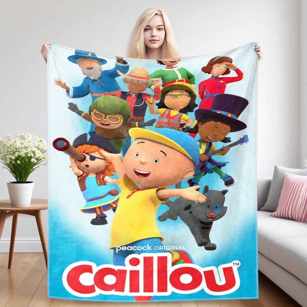 caillou Blankets Gift Throw Birthday Christmas 50 X 60 in Present ...