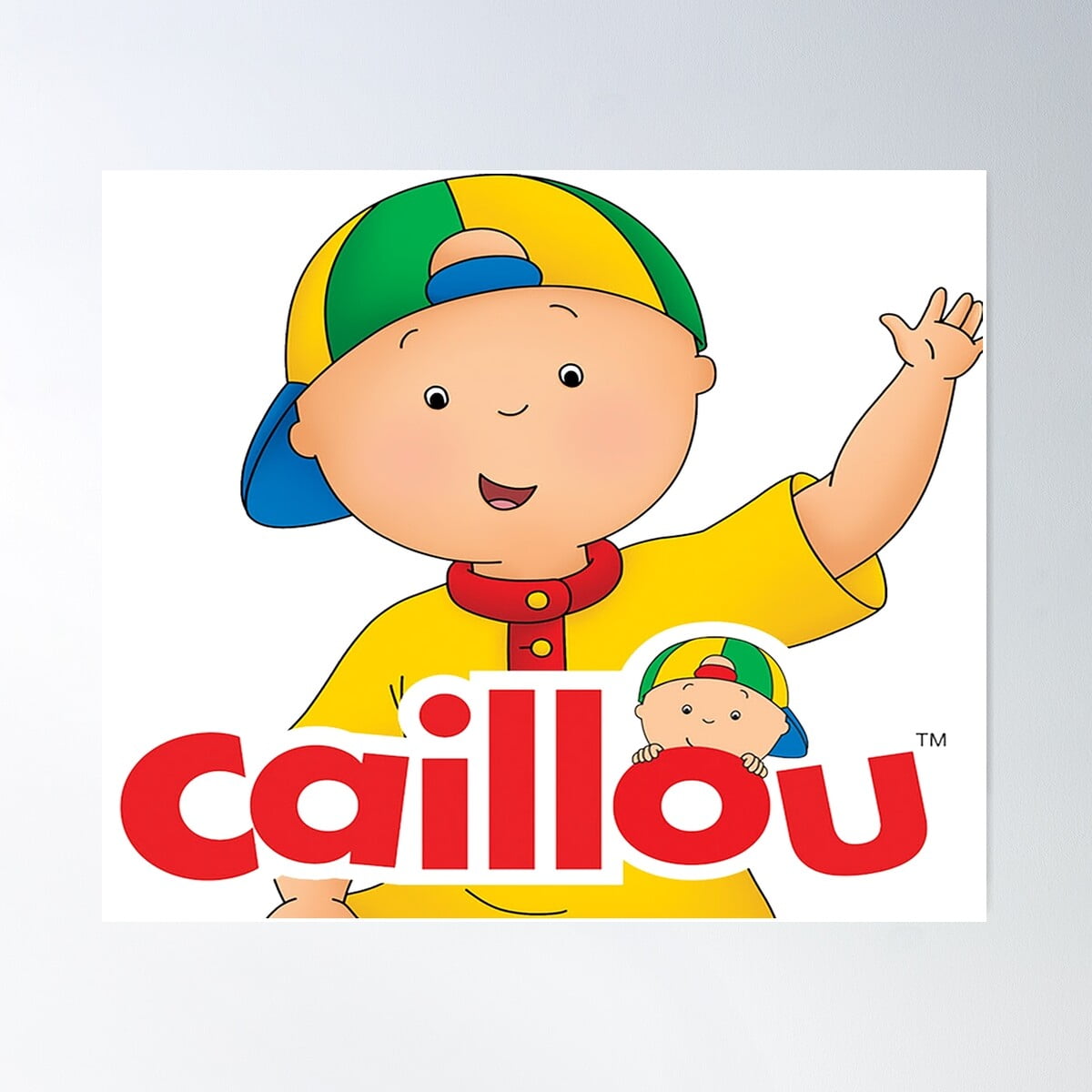 caillou, caillou and dog Poster, 12x18 UNFRAMED - Walmart.com