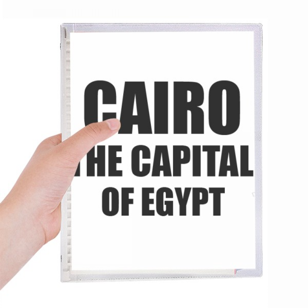 cairo the capital of egypt notebook loose diary refillable journal ...