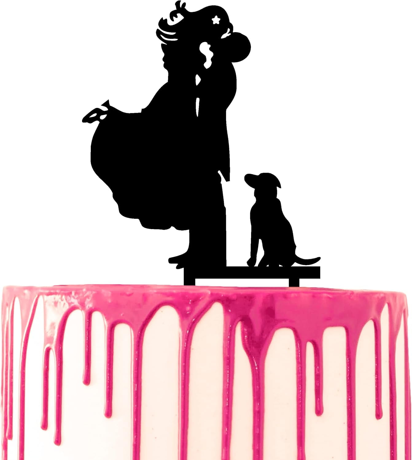 cake decorative topper for wedding party groom lifts bride and they ...