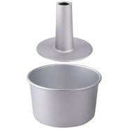 HONGBAKE Nonstick Pink Angel Food Cake Pan, 10 Inch Tube, Removable ...