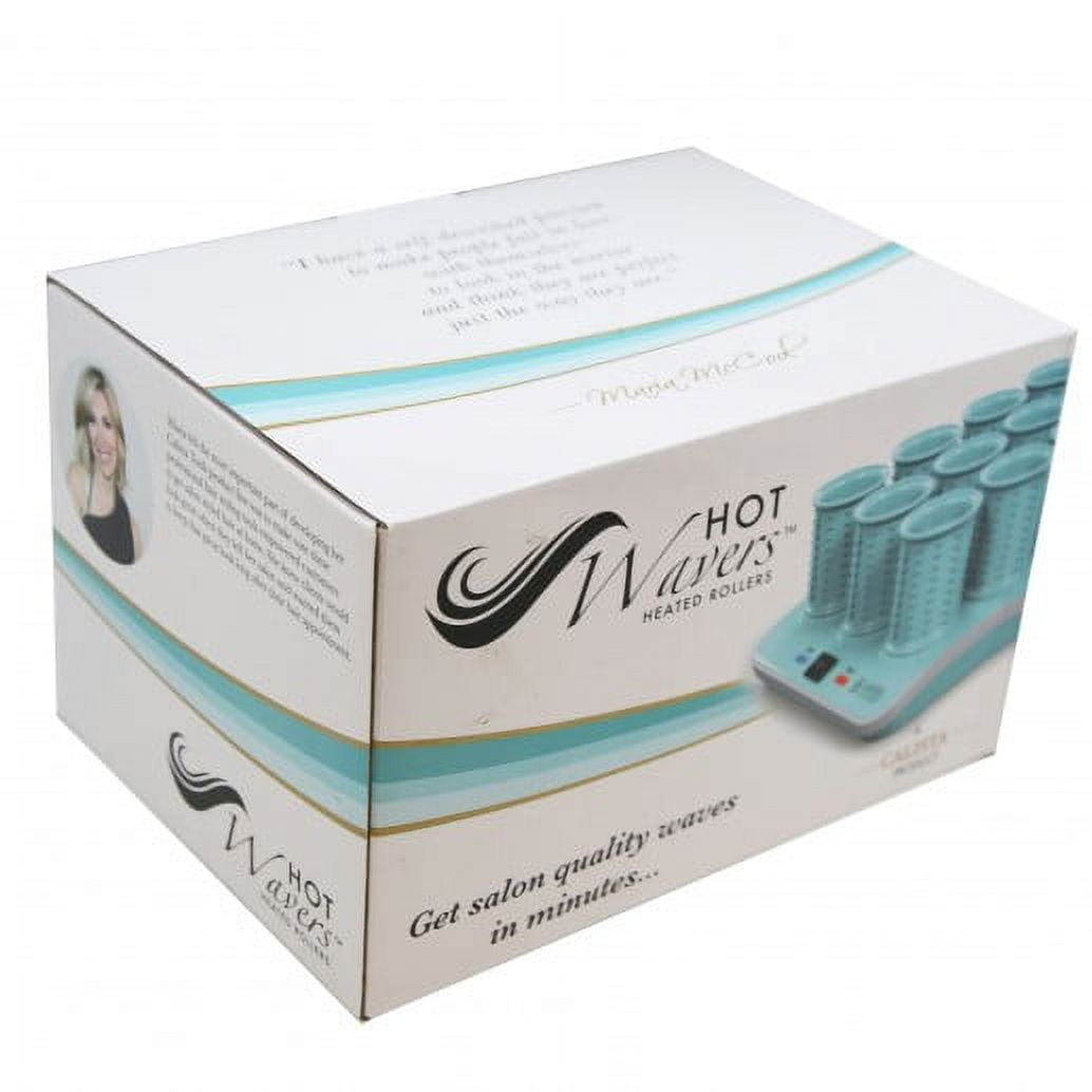 Calista Tools 140729 Short Style Hot Waver Heated Hair Rollers, Set of ...