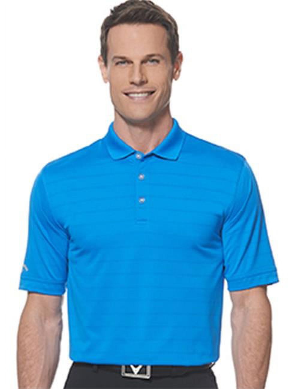 callaway cgm451-medium blue-xl mens opti-vent polo, medium blue - extra ...