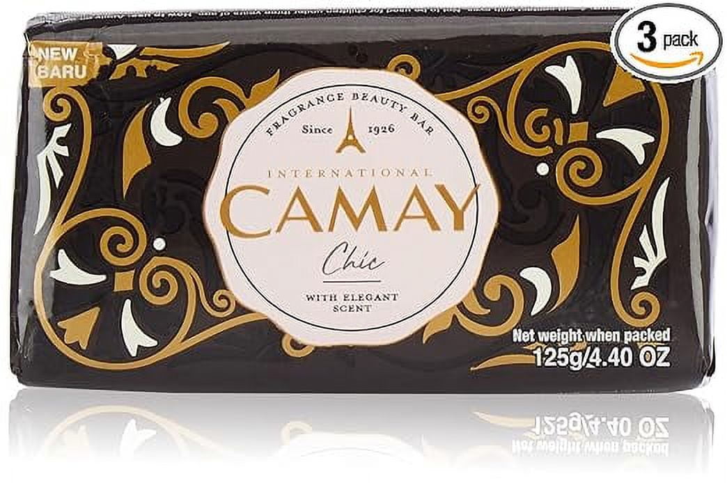 camay chic with alegant scent soap 3x125g - Walmart.com