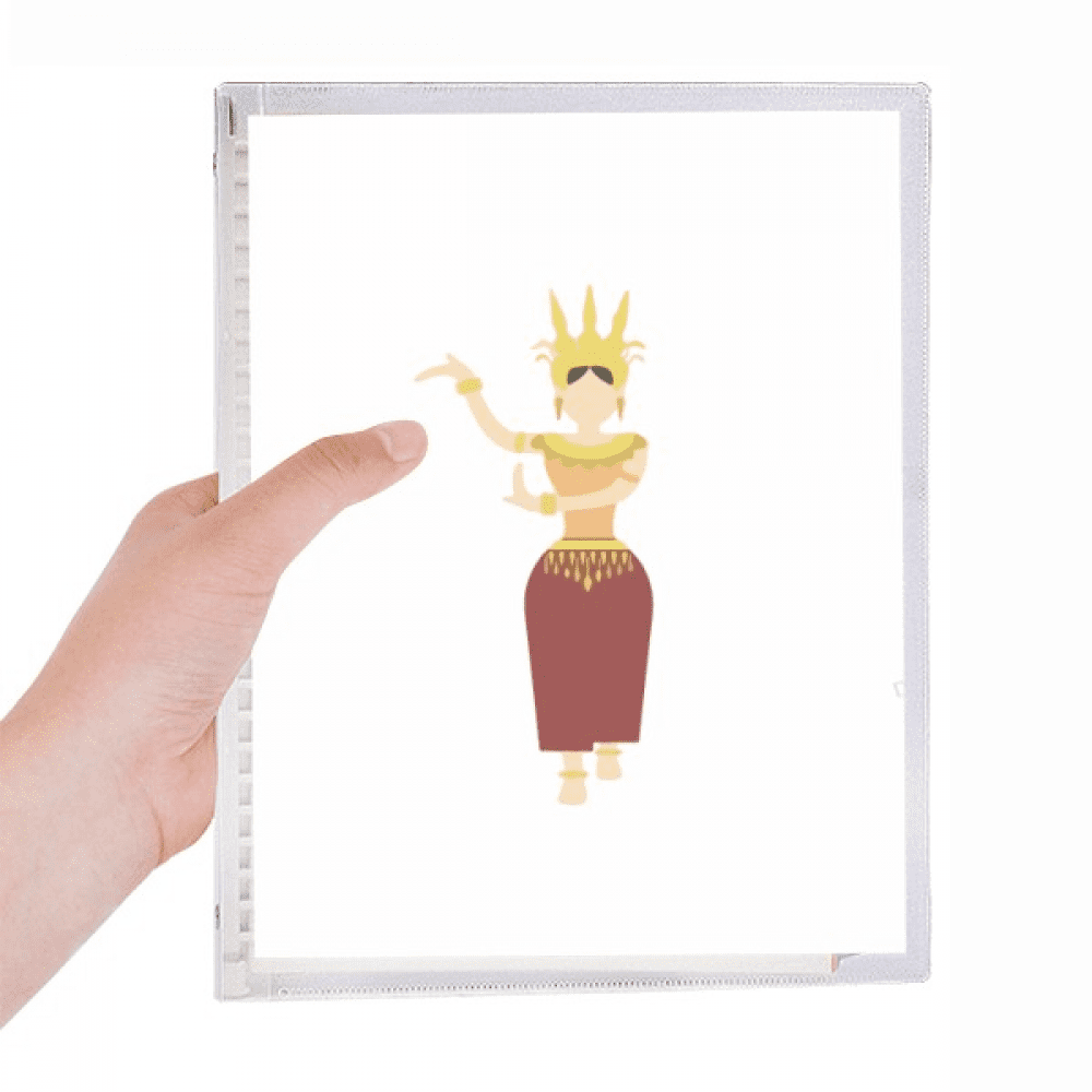 cambodian festival dancing women notebook loose diary refillable ...
