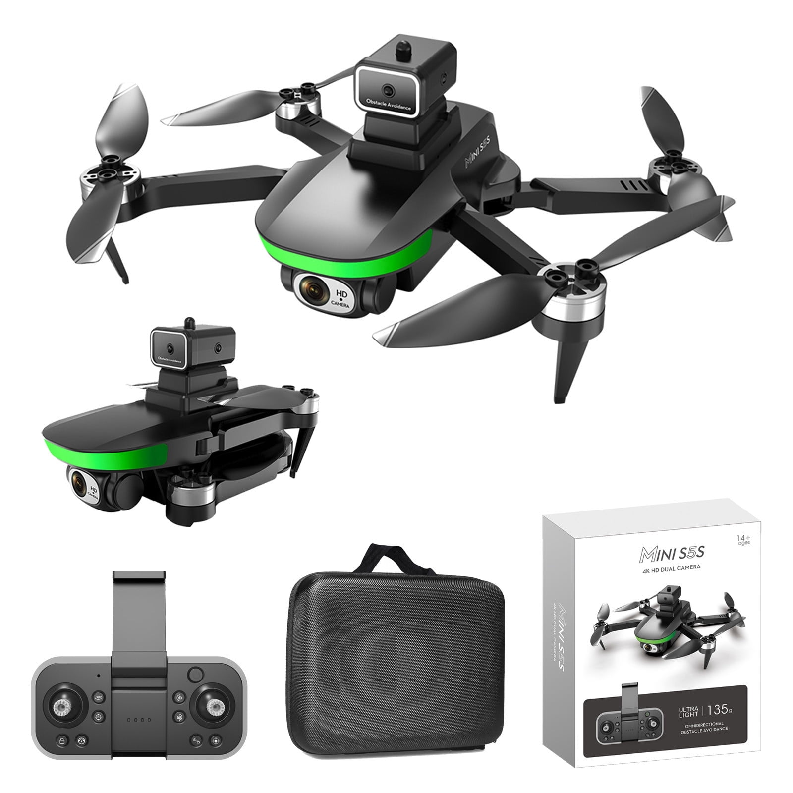 -camera Folding GPS UAV 4K HD Aerial Photography Drone, 5G WIFI ...