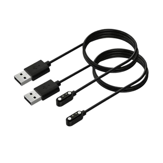 can 2-Pack 2-Pin 2.84mm Magnetic USB Charger Cable for Watches ...