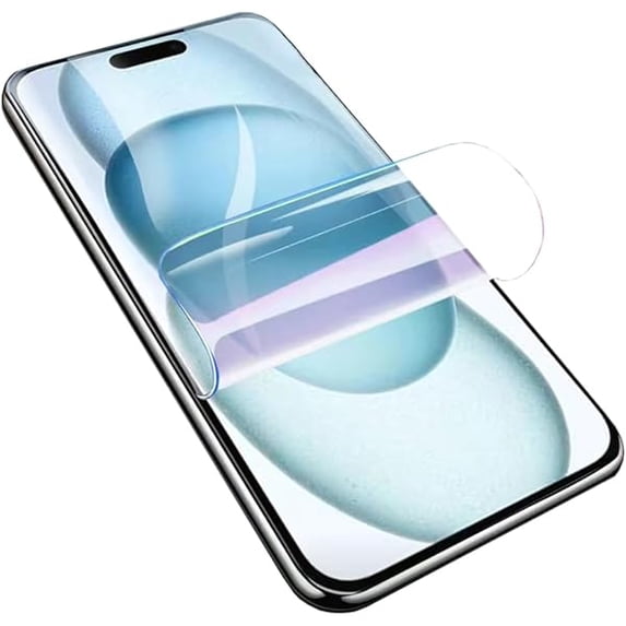 can [2 Pack] Hydrogel Flexible Screen Protector for iPhone 15, Upgraded ...
