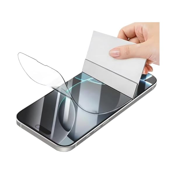 can [2 Pack] Hydrogel Flexible Screen Protector for iPhone 16, Upgraded ...