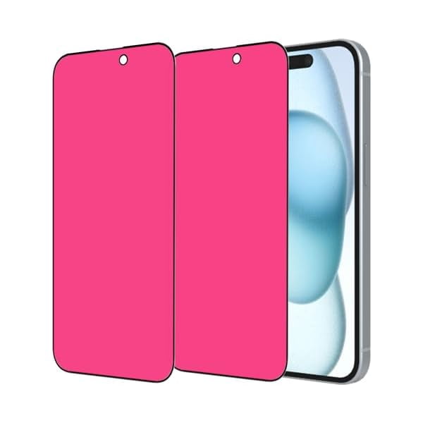 can 2 Piece Privacy Tempered Glass for iPhone 15 Plus 6.7 inch Anti ...