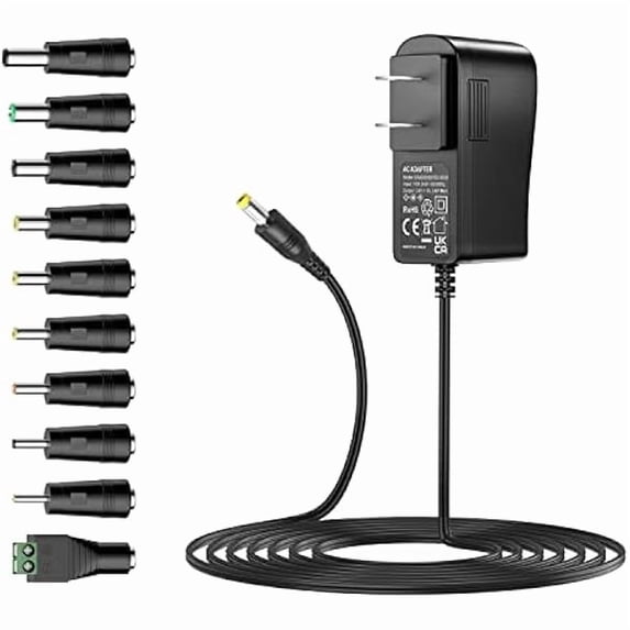 can 24V 1A Power Supply DC 24V Power Cord 24 Volt 1 Amp 0.75A 0.7A 0 ...
