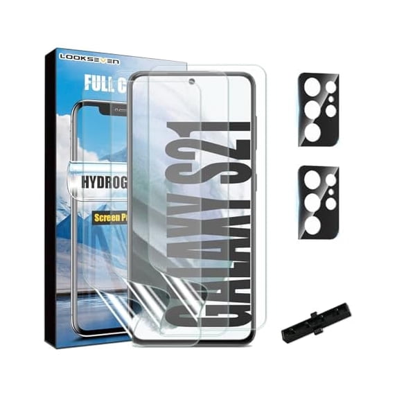can 3+2 3 Packs Hydrogel Film Screen Protector(Not Glass) + 2 Packs ...