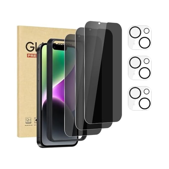 can 3 Pack Privacy Screen Protector for iPhone 14 Plus with 3 Pack ...