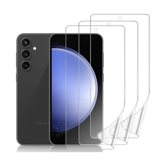 can 3 Pack Screen Protector Compatible for Samsung Galaxy S23 FE 5G 6.4 ...