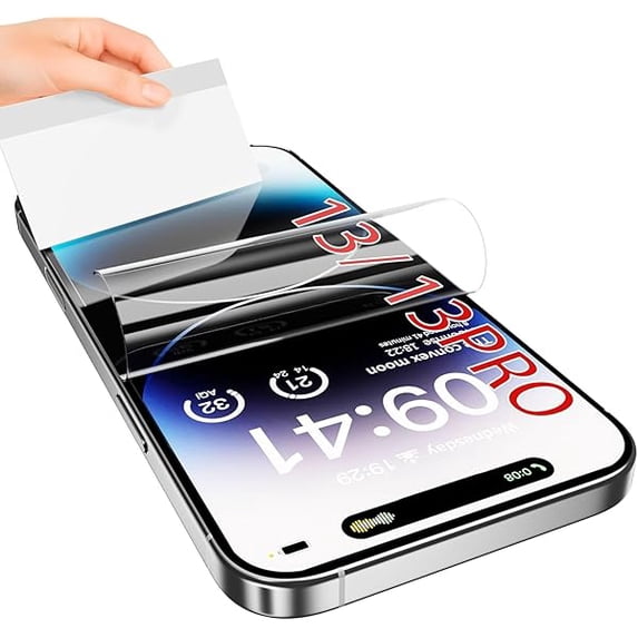 can 3 Pack for iPhone 13 PRO TPU Films Screen Protectors, Fingerprint ...