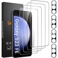 can 4+4 Pack for Samsung Galaxy S23 FE Screen Protector, 4 PackTempered ...