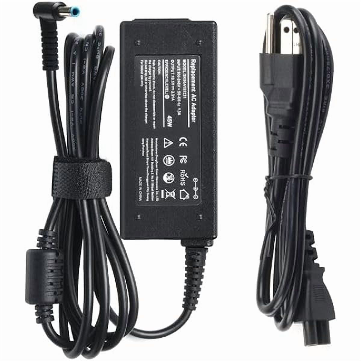 can 45W 19.5V 2.31A Laptop Charger for HP Blue Tip Compatible with ...