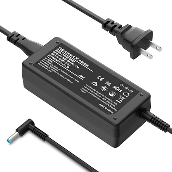 can 45W 19.5V 2.31A Laptop Charger for HP Stream 14 13 11, Pavilion ...
