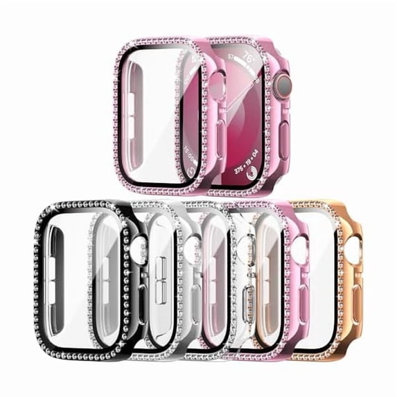 can 5 Pack Case for Apple Watch Series 3 2 1 42mm with Tempered Glass ...