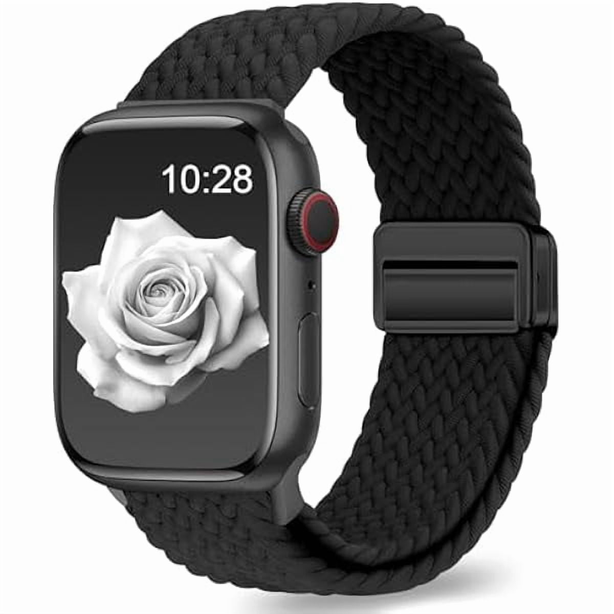 can Braided Compatible with Apple Watch Band for Women 40mm 46mm 38mm ...